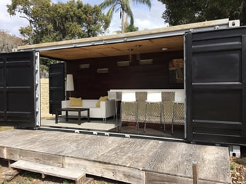20ft Converted Shipping Container Bar - MK Containers Global Sdn Bhd