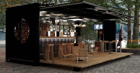 20ft Converted Shipping Container Bar - MK Containers Global Sdn Bhd