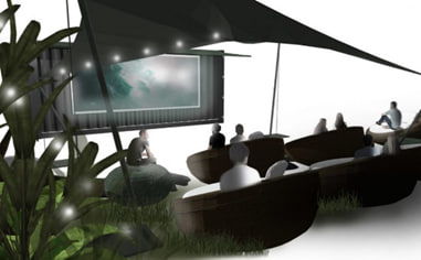 SHIPPING CONTAINER OPEN AIR CINEMA - MK Containers Global Sdn Bhd